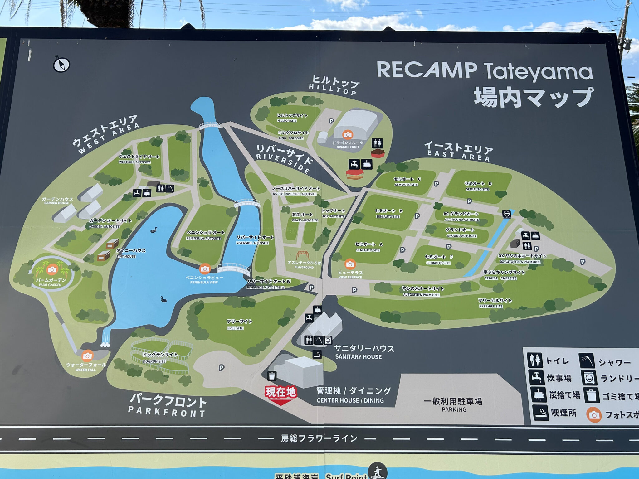 南国気分を満喫！椰子の木に囲まれた「RECAMP館山」で海近キャンプを楽しもう | nanohana-camp
